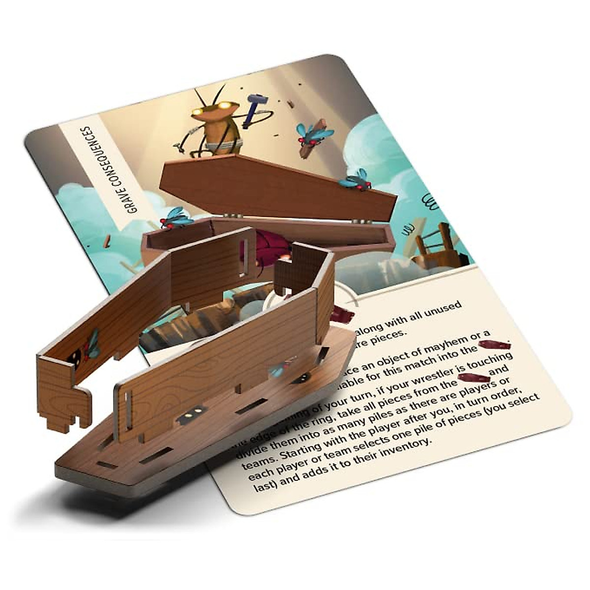 Kabuto Sumo Total Mayhem - Expansion to The Kabuto Sumo Base Game - 2 to 4 Players - 20 Minute Play Time