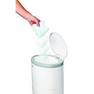 Dekor Plus Diaper Pail Refills|2 Count|Most Economical Refill System|Quick & Easy to Replace|No Preset Bag Size–Use Only What You Need|Exclusive End-of-Liner Marking|Baby Powder Scent Package may vary