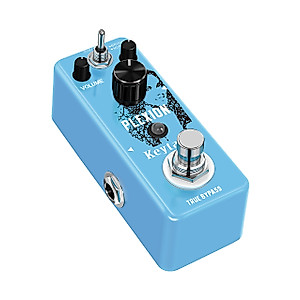Keytars Plexion Pedal with Rich Distortion Sound for Guitar and Bass with Bright and Normal Mode True Bypass (PLEXION)