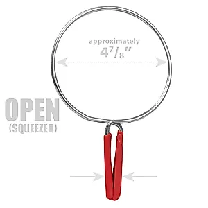 Peachtree Woodworking 4 inch EZ-Release Hose Clamp for Dust Collection Hoses 6PK