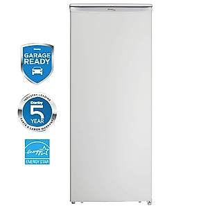 Danby Designer Energy Star 8.5-Cubic Feet Upright Freezer in White, DUFM085A4WDD