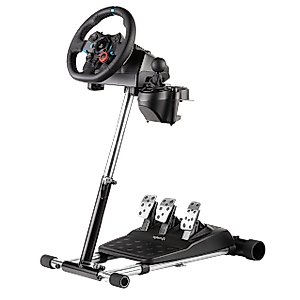 Wheel Stand Pro G Racing Wheel Stand Compatible With Logitech G29 G923 G920 G27 & G25 Wheels, Deluxe, Original V2. Wheel and Pedals Not included.