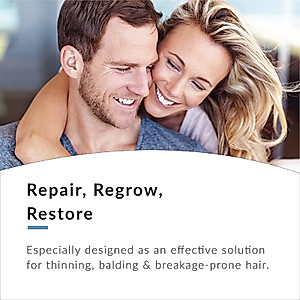 Premium Hair Growth Shampoo with Biotin, Keratin, Vitamins B + E, Natural DHT Blockers & Breakthrough Anti Hair Loss Complex Treatment of Thinning, Damaged Hair for Men & Women