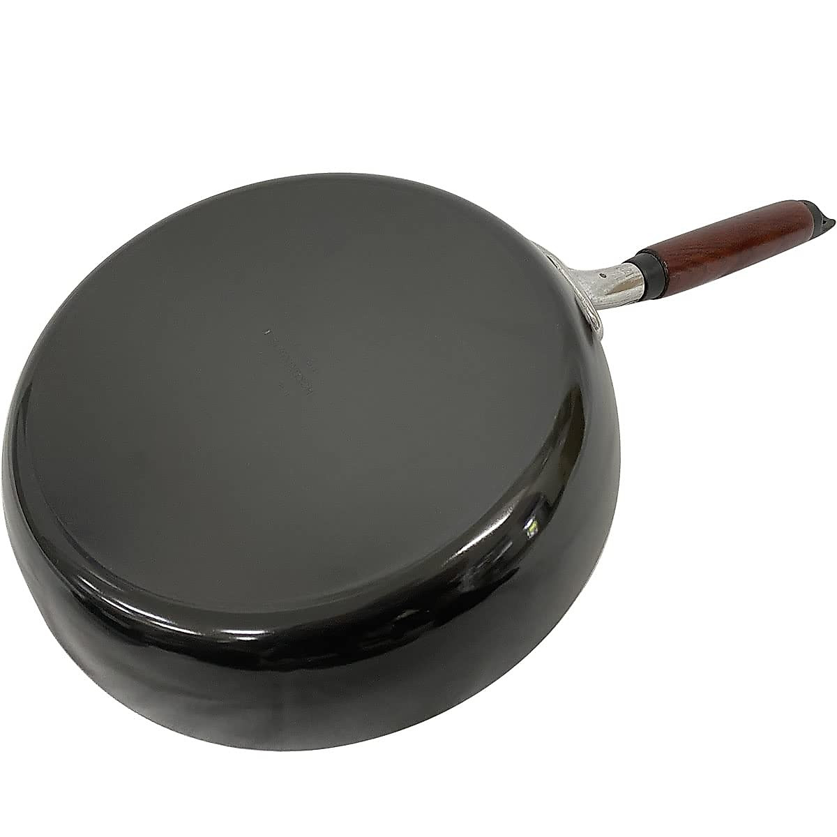 HOKURIKUALUMI Frying Pans Nonstick Iron Egg Pan Skillet Cookware Japanese Pans for Cooking Easy to Clean with Natural Wood Handle Made in Japan (Color: Black, 10 inches)