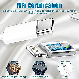 iPhone 14 13 12 11 Fast Charger [MFi Certified],10FT Long Fast Charging Lightning Cable with 20W USB C Charger Block for iPhone 14/14 Pro Max/13/13 Pro Max/12/12 Pro Max/11/11Pro/XS/Max/XR/X,iPad