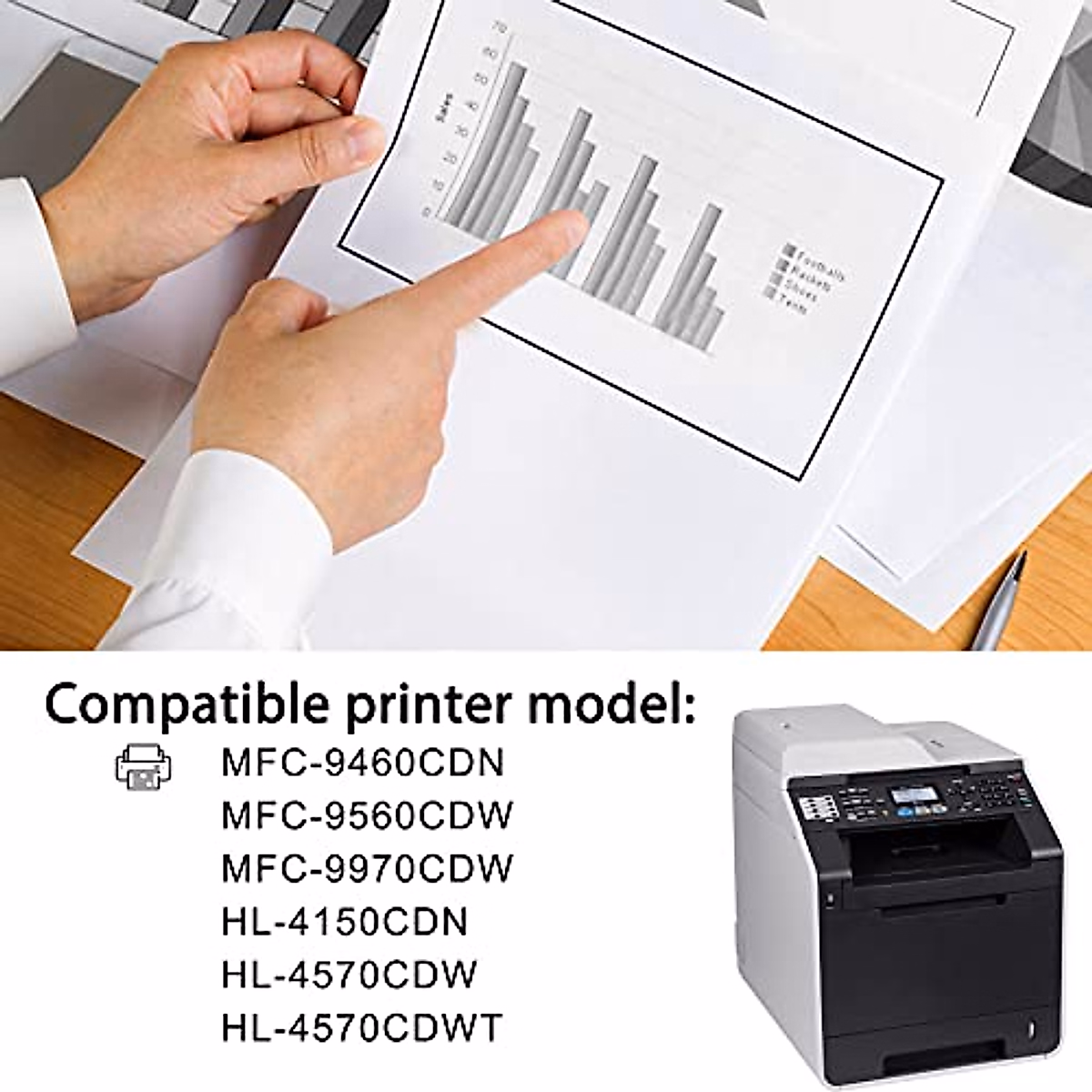 IFY 1 Pack Compatible BU-300CL Belt Unit Replacement for Brother MFC-9460CDN MFC-9560CDW MFC-9970CDW HL-4150CDN HL-4570CDW HL-4570CDWT Printers, Black