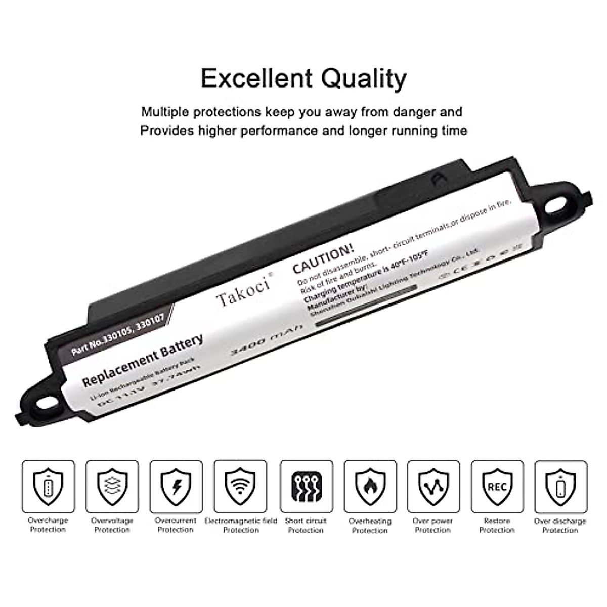 Gikysuiz 3400mAh Replacement Battery for Bose Soundlink Soundlink 2 Wireless Bluetooth Speaker fits Part Number 330107 359495 330107A