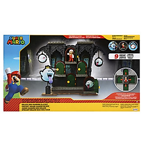 SUPER MARIO Action Figures Deluxe Boo Mansion Playset