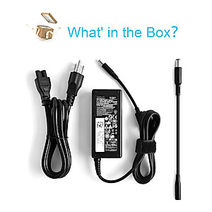 Charger for Dell Laptop Computer 65W 45W Round Tip Power Adapter