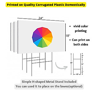 Custom Welcome Baby Shower Sign with Stand, Large Floral Baby Shower Sign with Personalized Info, 24" W x 18" H for Outdoor and Indoor Use (Baby Shower Design B)