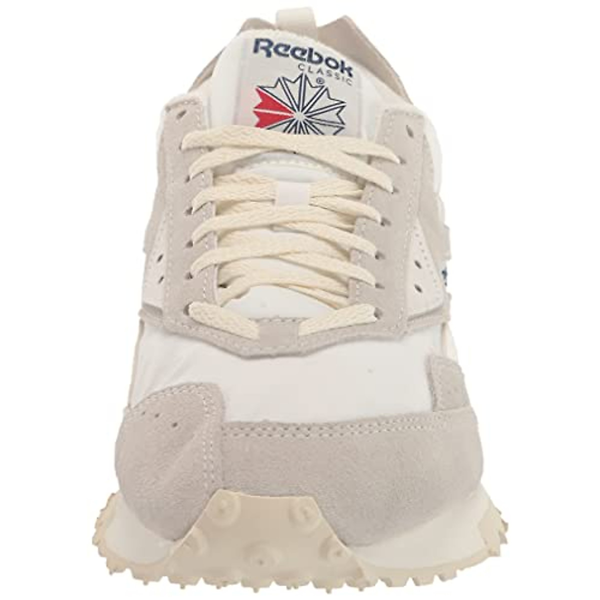 Reebok Unisex LX2200 Sneaker, White/Chalk/Flash Red, 11.5 US Men