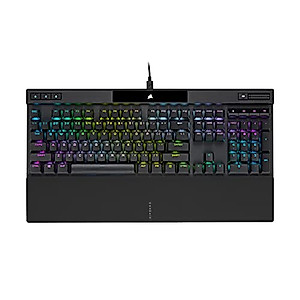Corsair K70 RGB PRO Wired Mechanical Gaming Keyboard CH-9109414 -Cherry MX RGB Speed Switches: Linear and Rapid(Renewed)