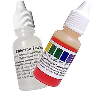 A2O Water - Made in USA, Combo Special: pH & Chlorine Test Solution
