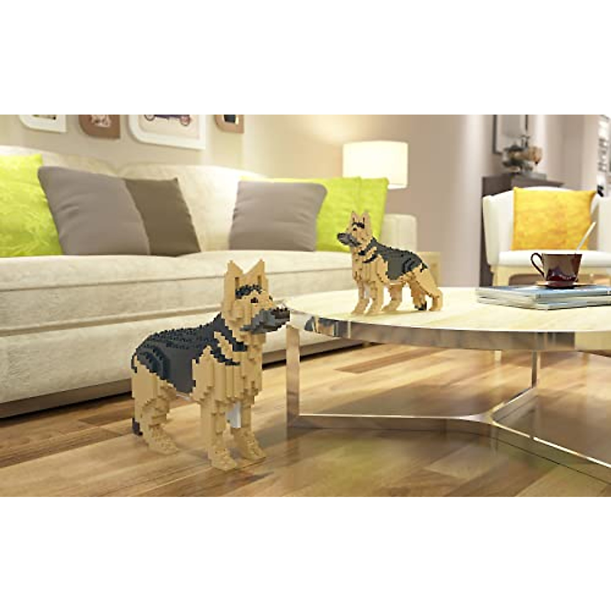 JEKCA German Shepherd 01S-M01 | Plastic Building Blocks | Age 14+