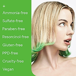 Hally Hair Temporary Hair Color, Shade Stix (Green) - 12 ml Washable Hair Chalk for Kids, Teens & Adults - One Day Pop of Color Hair Dye for Festivals, Sporting Events & Parties, All Hair Types