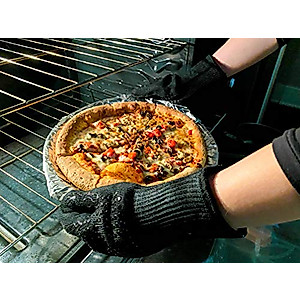 Digital Instant Read Meat Thermometer, Stainless Steel oven thermometer. Non Stick Candy Thermometer. Food Thermometer for Kitchen Cooking, Outdoor BBQ Grilling! Includes 1472°F Heat Resistant Gloves!