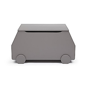 Delta Children Metro Toy Box, Classic Grey