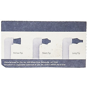 2 Rotadent Legacy/Classic Brush Heads ELONGATED LONG Pointy