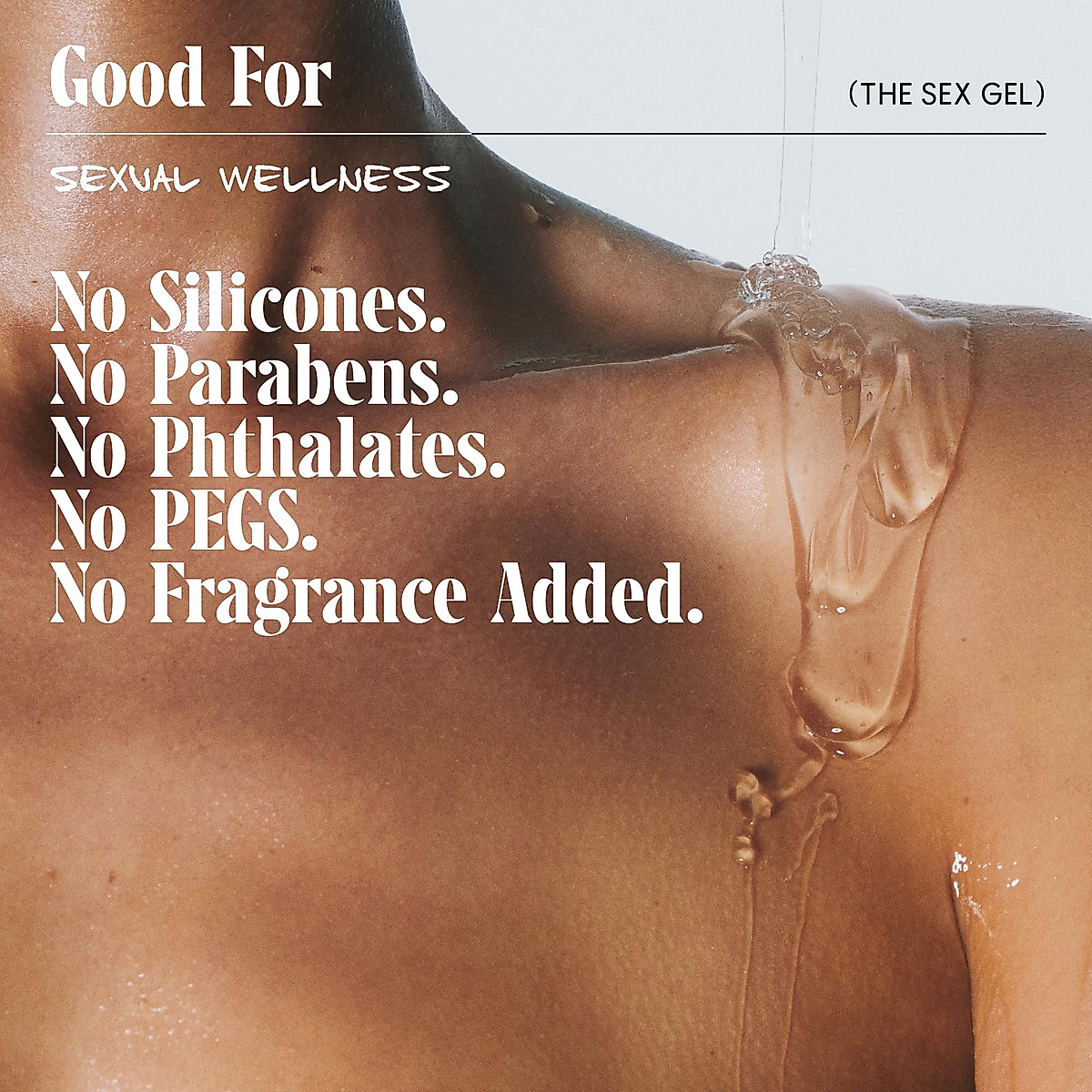 Nécessaire The Sex Gel. Water-Based Personal Lubricant. Hyaluronic Acid + Lactic Acid. No Fragrance Added. Non-Staining. Safe for Toys + Condoms. 50 ml / 1.7 fl oz.