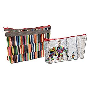 Elephant and I - Eco Pouch Set