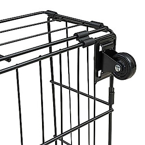 ATY L-Shaped Triple Bunk Beds with 2 Drawers, Full Over Twin & Twin Bunkbeds w/Storage Staircase, Metal Bedframe for 3 People, Save Space, Bedroom & Dorm Supplies, No Spring Required Needed, Black