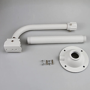 compcctv CCTV Security Camera Mount Bracket, Telescopic Adjustable Universal Camera Wall Mounting Bracket for CCTV Security Camera