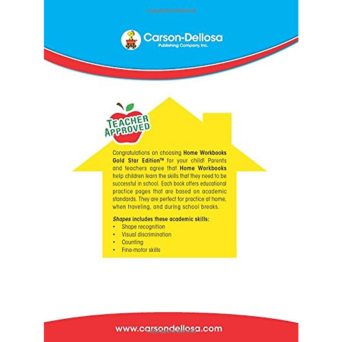 Shapes, Grades PK - K (Home Workbooks)