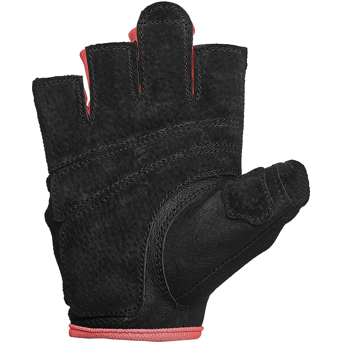 Harbinger Women's Power Gloves for Weightlifting, Training, Fitness, and Gym Workouts with StretchBack Comfort Black Medium