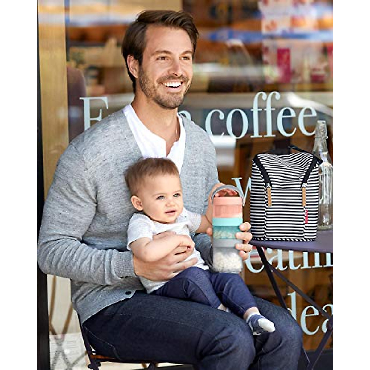 Skip Hop Baby Formula Container, Formula-to-Food