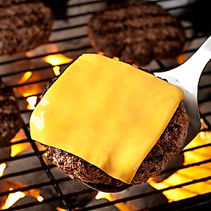 TAOUNOA Hamburger Press Patty Maker, 3 in 1 Non-Stick Burger Press with 100 Pcs Wax Paper for Making Delicious Burgers, Perfect Shaped Patties for Grilling and Cooking