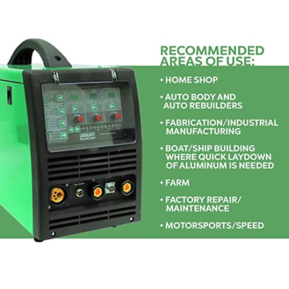 2021 Everlast PowerMIG 253DPi GMAW-P/SMAW 250A 220v 1PH