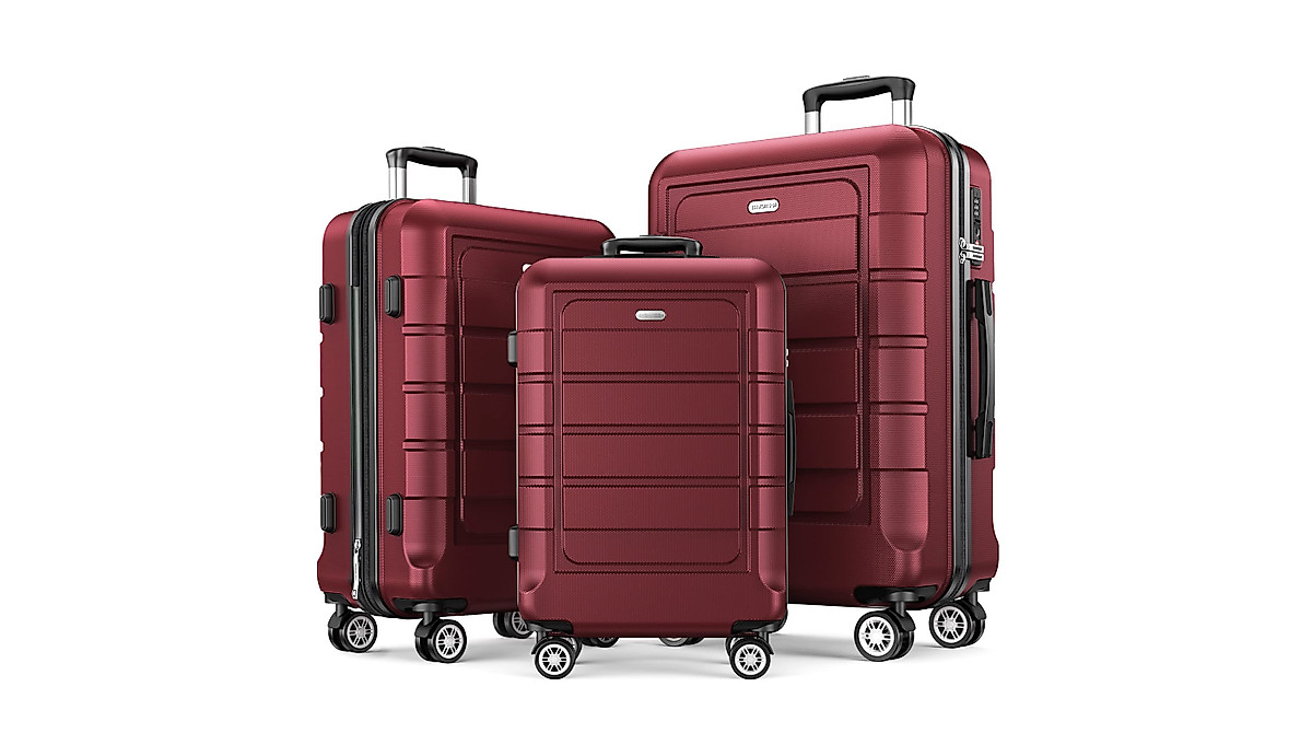 SHOWKOO Expandable Luggage Sets - Durable & Stylish Travel