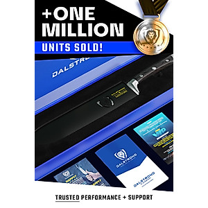 Dalstrong Bull Nose Butcher Knife - 10 inch - Gladiator Series Elite - High Carbon Premium German Steel - Breaking Knife - Black G10 Handle - Meat BBQ Knife - Sheath Guard Included - NSF Certified