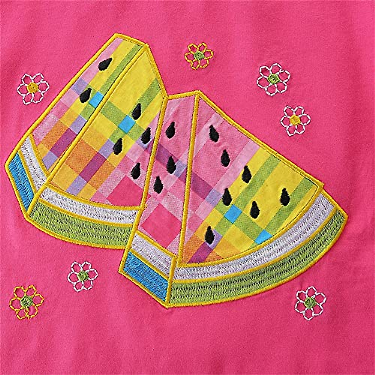 Toddler Girl Short Clothing Sets Easter Summer Cotton Casual Pink Watermelon Top Tee Shirts Check Shorts Beach Outfits Sets 3T