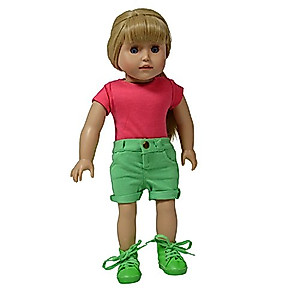 Set of 10 Short Doll Pants - Doll Shorts fits 18 inch Dolls