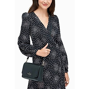 Kate Spade Carson Convertible Crossbody Handbag With Card Case (Black)