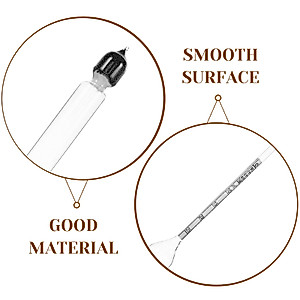 MAGICLULU Lactometer Hydrometer Milk Density Tool Buttermilks Maple Syrup Hydrometer Test Measurement Tool for Goat Milk Supplies