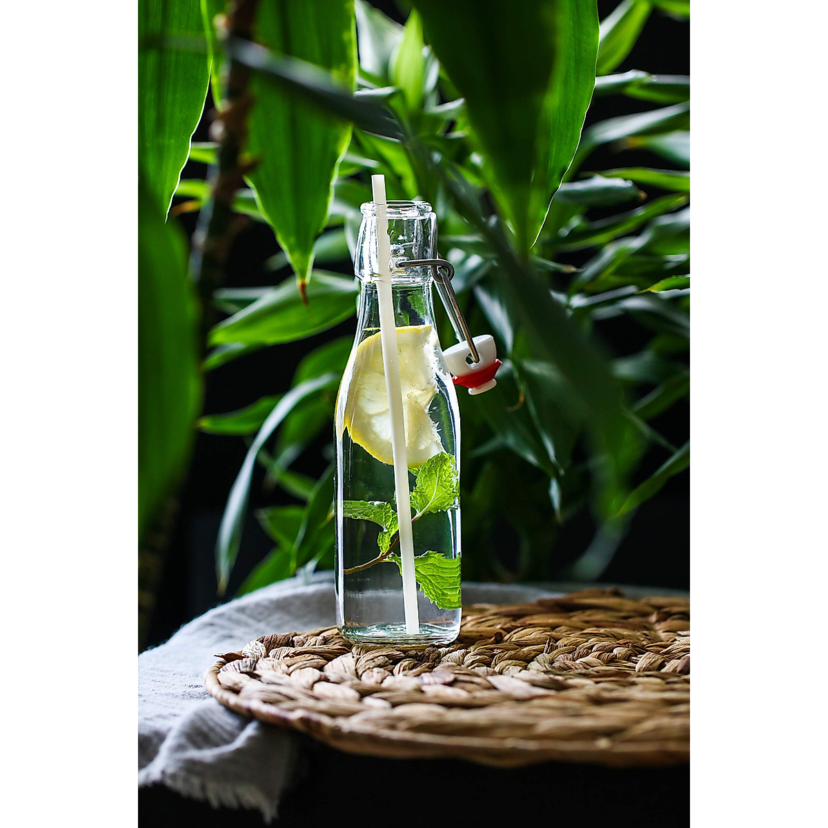 PHA STRAWS - | 100% Plastic Free | Individually Wrapped Biodegradable 8.2" Straws by Ecoware. Marine Biodegradable, Home Compostable, Ocean-friendly, Best Alternative to Paper & Plastic Straws. (5000)