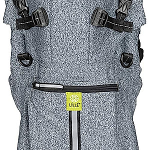 LÍLLÉbaby Pursuit Pro Ergonomic 6-in-1 Baby Carrier Newborn to Toddler - with Lumbar Support - for Children 7-45 Pounds - 360 Degree Baby Wearing - Inward and Outward Facing - Heathered Onyx