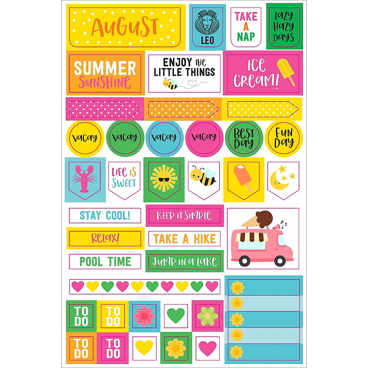 Essentials Month By Month Planner Stickers (set of 475 stickers)