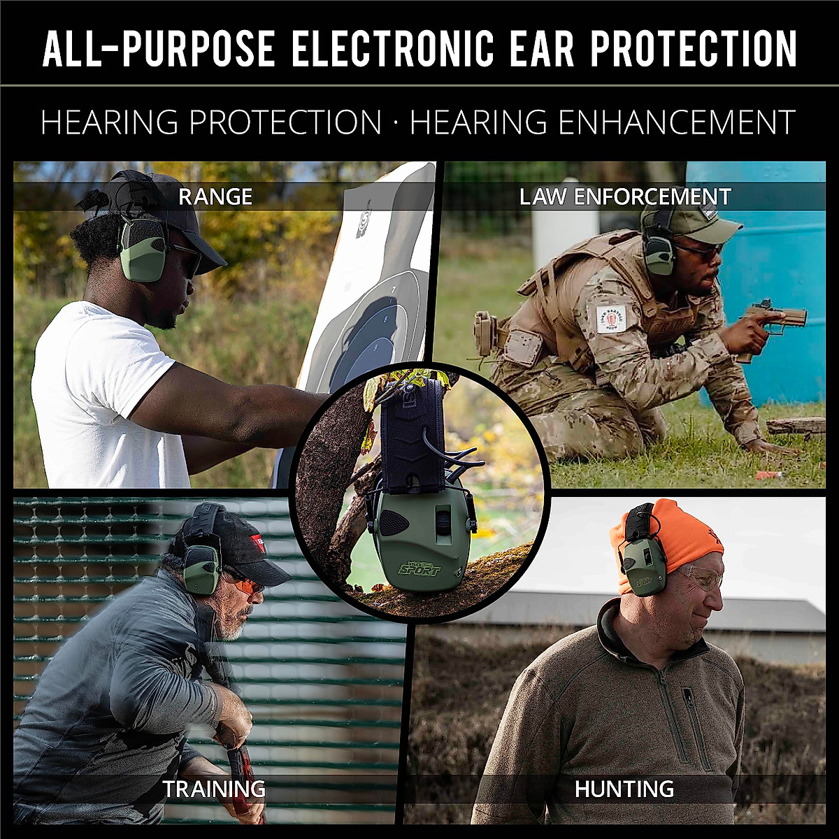 ISOtunes Sport DEFY Slim Basic: Tactical Hearing Protection for Shooting