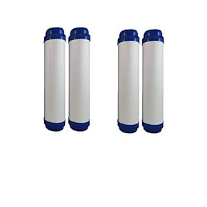 4-Pack Replacement for Compatible with Aqua Pure AP101T Granular Activated Carbon Filter - Universal 10-inch Cartridge Compatible with Aqua Pure AP101T Whole House Water Filter