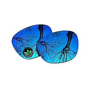 Raydi Polycarbonate Replacement Lenses for Bose Soprano BMD0011 Sunglasses - Ice Blue Mirror - Polarized