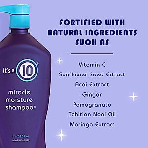 It's A 10 Miracle Moisture Shampoo, 10-Ounce Bottle