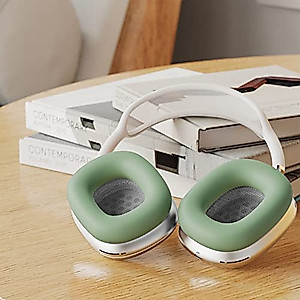 AWINNER Ear Pad Case Compatible for AirPods Max,Washable Soft Silicone Protective Frame Full Cover (Green)