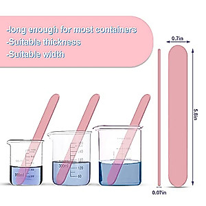 HTVRONT Stir Sticks for Epoxy Resin, 20PCS PVC Mixing Sticks, 4 Colors Reusable Plastic Stirring Sticks for Mixing Resin, Epoxy, Liquid, Paint, Molds, DIY Crafts