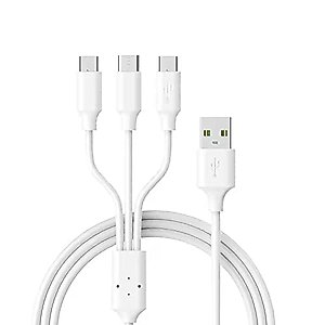 BGNTBUK A60 Three-in-one Phone Portable Cable Charging Charging for Mirco-USB Smart Type-C Suitable Cable Cable&Charger Type C to C Cable 10ft