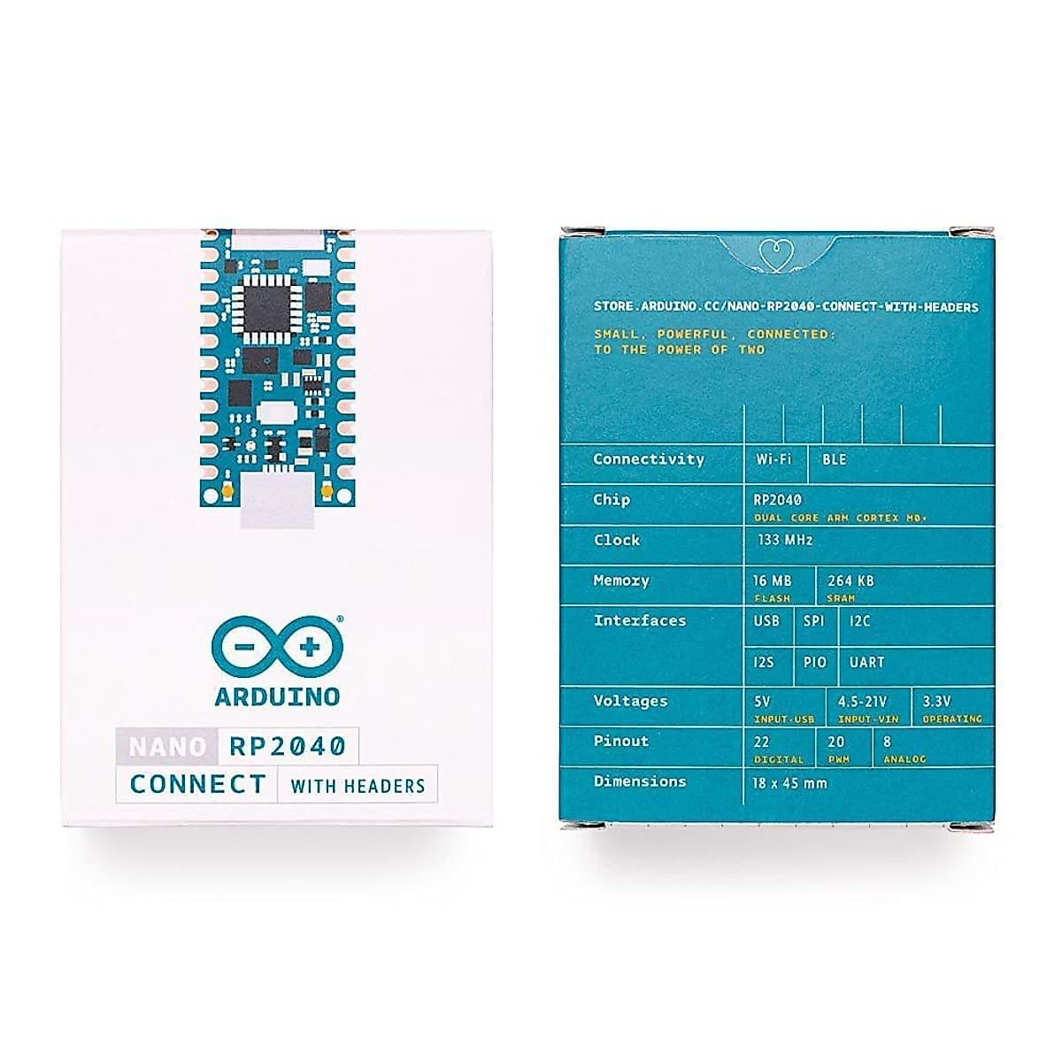 Arduino Nano RP2040 Connect with Headers
