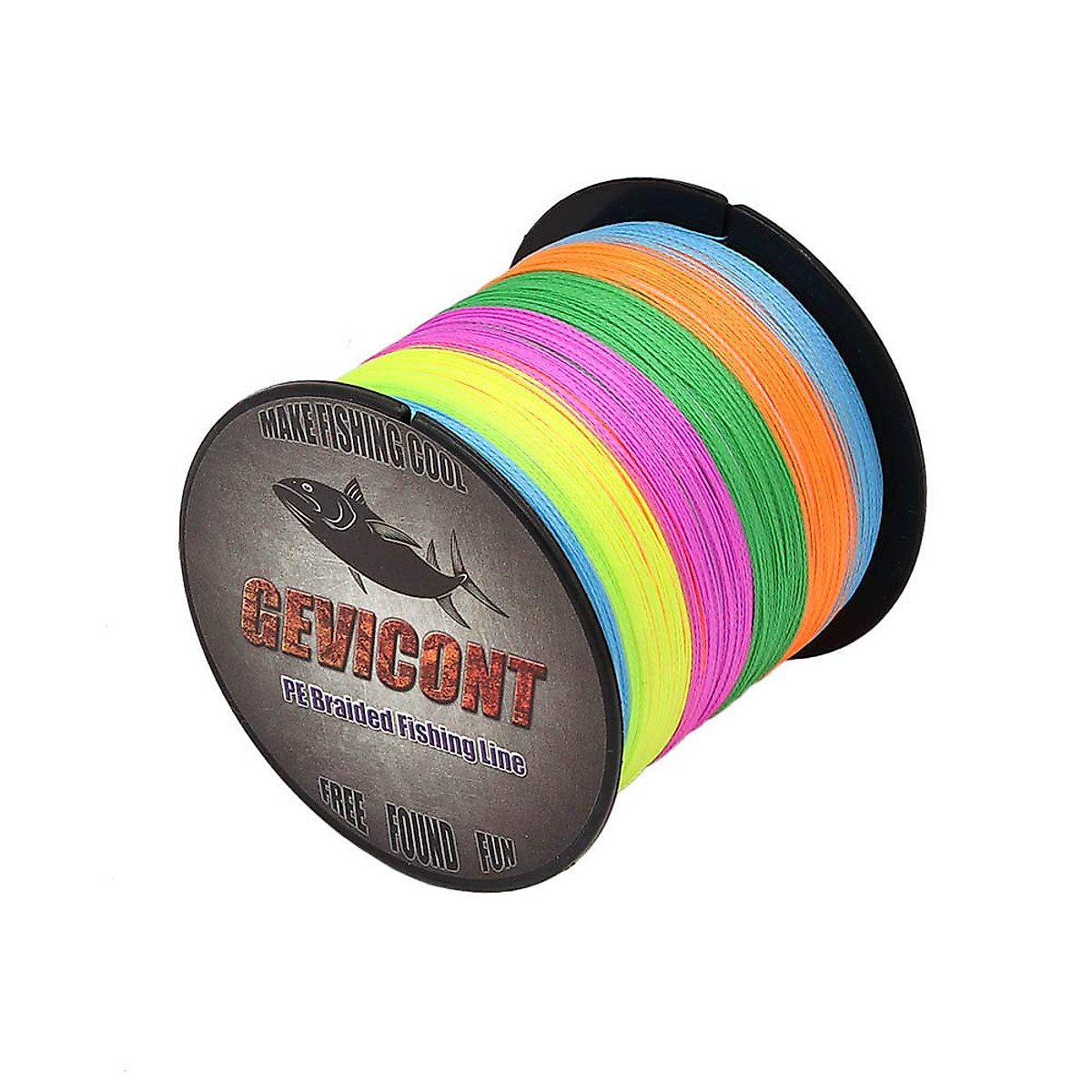 GEVICONT Fishing Line Braid high power fishing accessories 100% PE 8-Strand 300m/328yd 500m/547yd 1000m/1094yd 10lb to 300lb Multiple Colors for trolling fishing