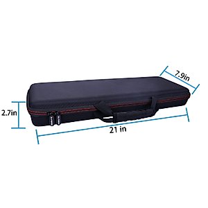LTGEM EVA Hard Case for Native Instruments Komplete Kontrol M32 Controller Keyboard-Travel Protective Carrying Storage Bag